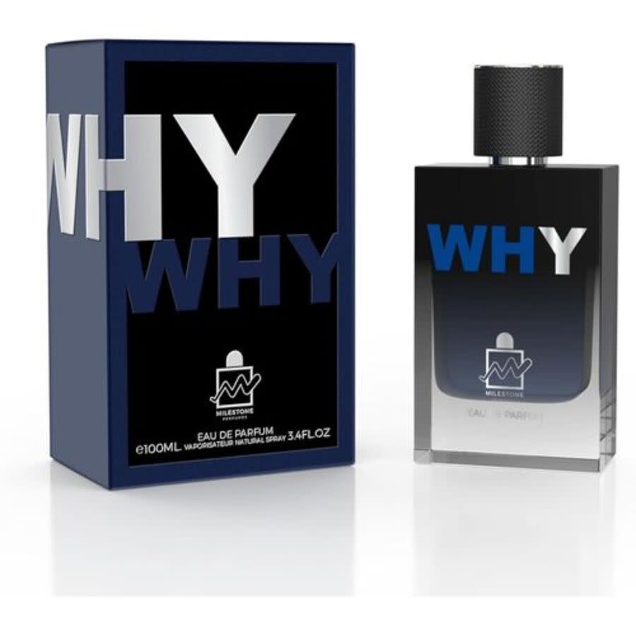 Milestone Men's Why EDP Spray 3.4 oz Fragrances 6291108526019 ...