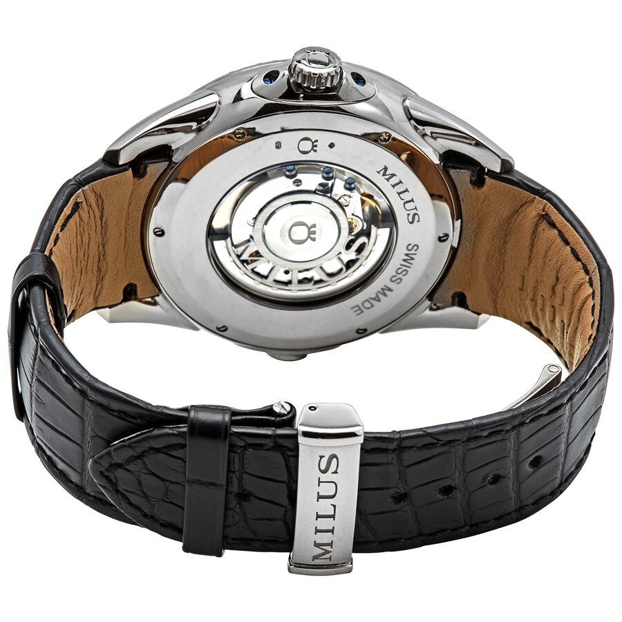 Milus Tirion TriRetrograde Automatic Diamond Men's Watch TIRI303F - Tirion - Milus - Watches ...