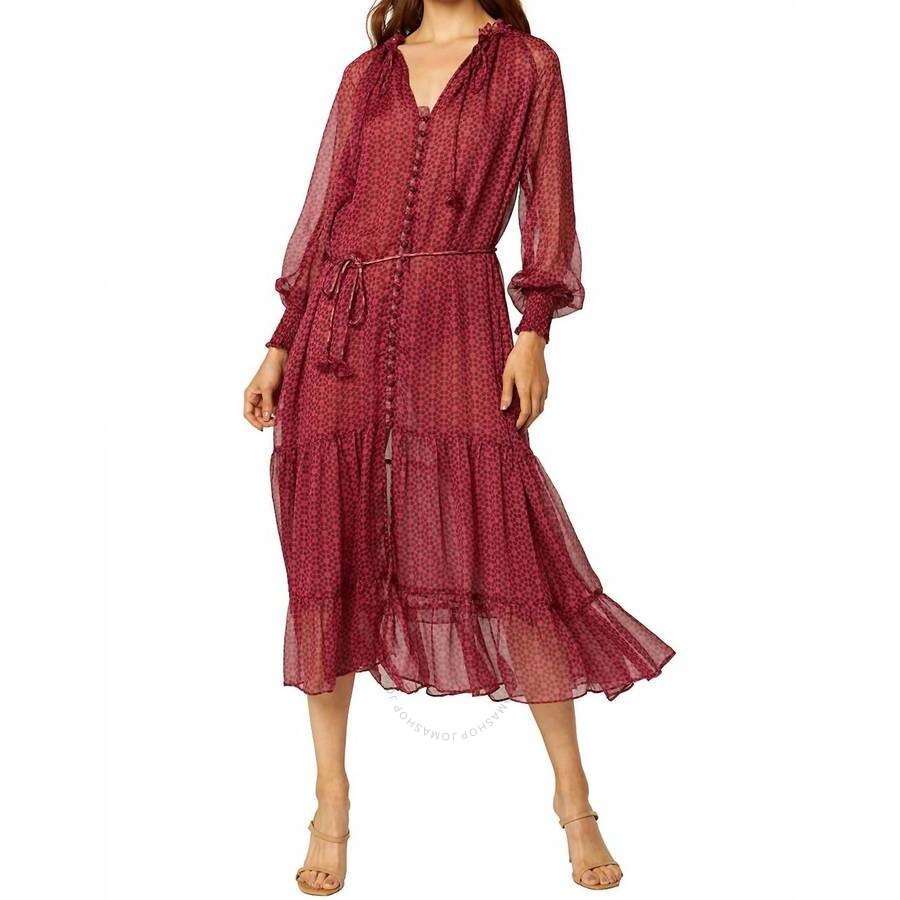 Misa Los Angeles Women Louisa Dress Cardinal, Size Xs 45405-Cardinal-XS ...