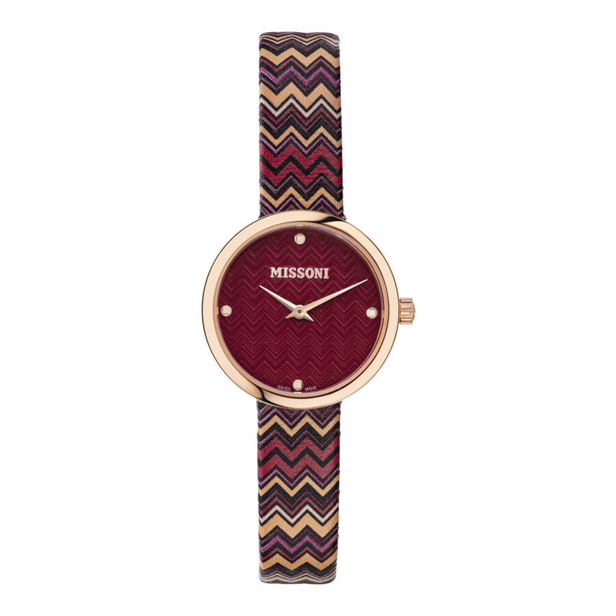 Missoni Missoni M1 Quartz Red Dial Ladies Watch MWY100420 195072643665 ...