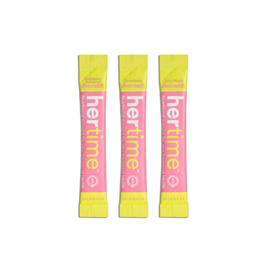 Mixhers Hertime - PMS Support Drink Mix - Lemonade Variety 30 ct Bath ...