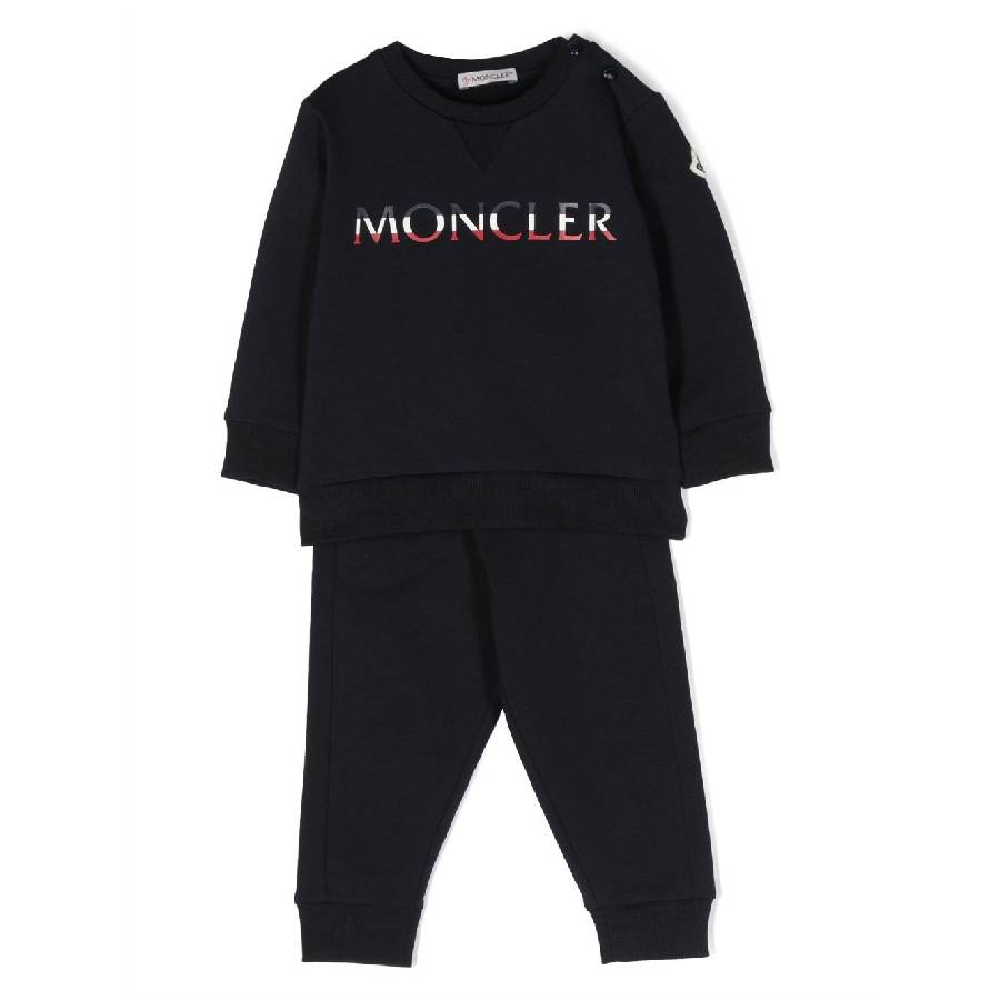 Moncler Boys Logo-Print Crew Neck Tracksuit, Size 3Y I29518M00023-80996 ...