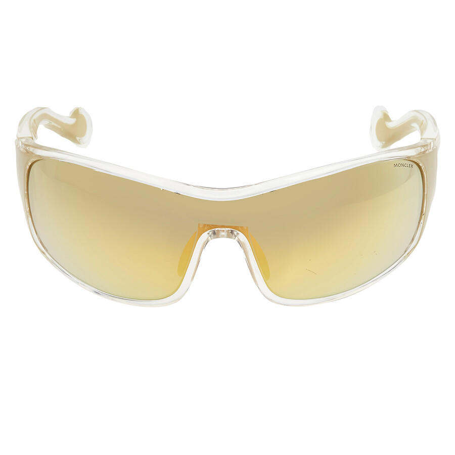 Moncler Brown Mirror Wrap Unisex Sunglasses ML0129 27G 00 889214098764 ...