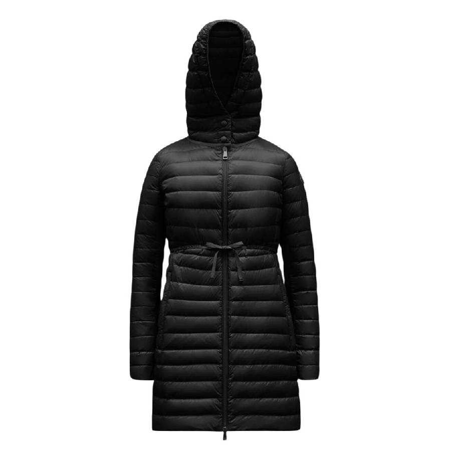 Moncler Drawstring Logo-Patch Jacket, Brand Size 0 (X-Small ...