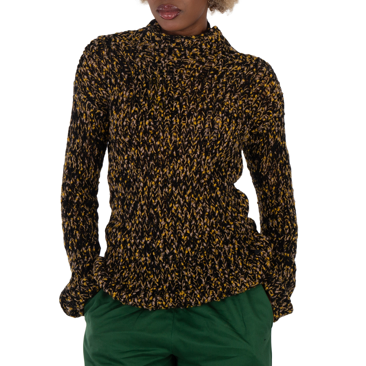 Moncler Genius Knit Mock Turtleneck Sweater, Size Small H20949F00002 ...