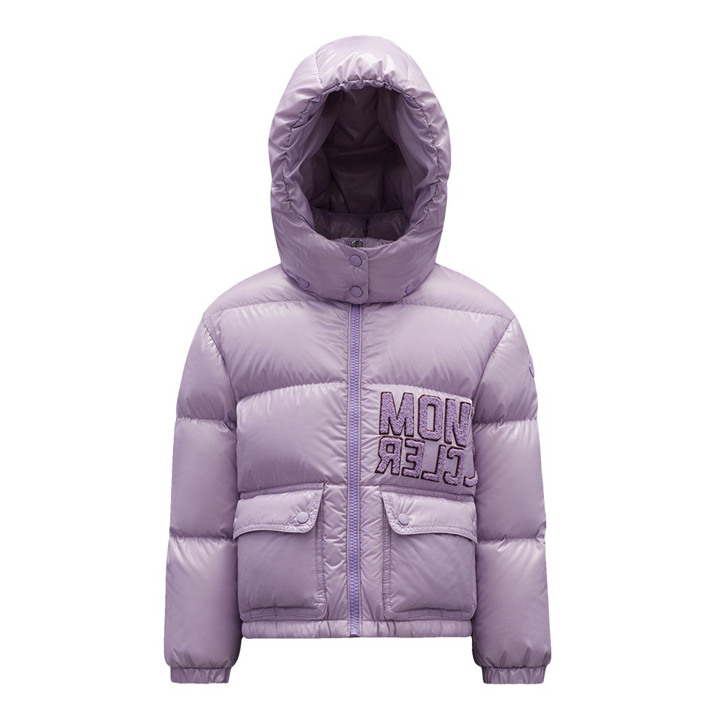 Moncler Girls Pastel Purple Abbaye Down Jacket, Size 6Y H29541A00078 ...