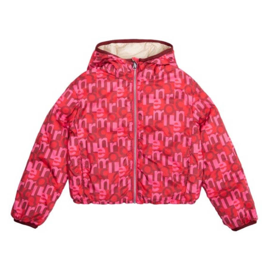 Moncler Kids Aillis Reversible Hooded Down Jacket, Size 6A I19541A00001 ...
