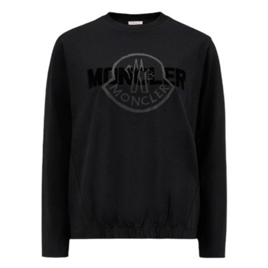 Moncler Logo Print Long Sleeve T-Shirt, Size Small H20938D00005-829HP ...