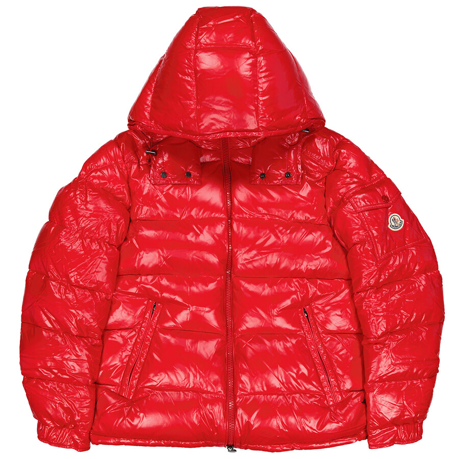 Moncler Men's Maya Red Puffer Jacket, Brand Size 2 (Medium ...