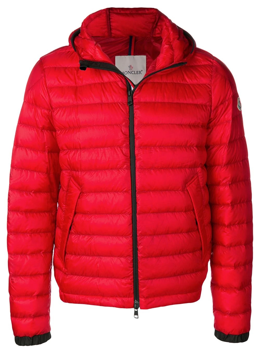 Moncler Red Morvan Padded Jacket, Brand Size 3 (Large) E10914080599 ...