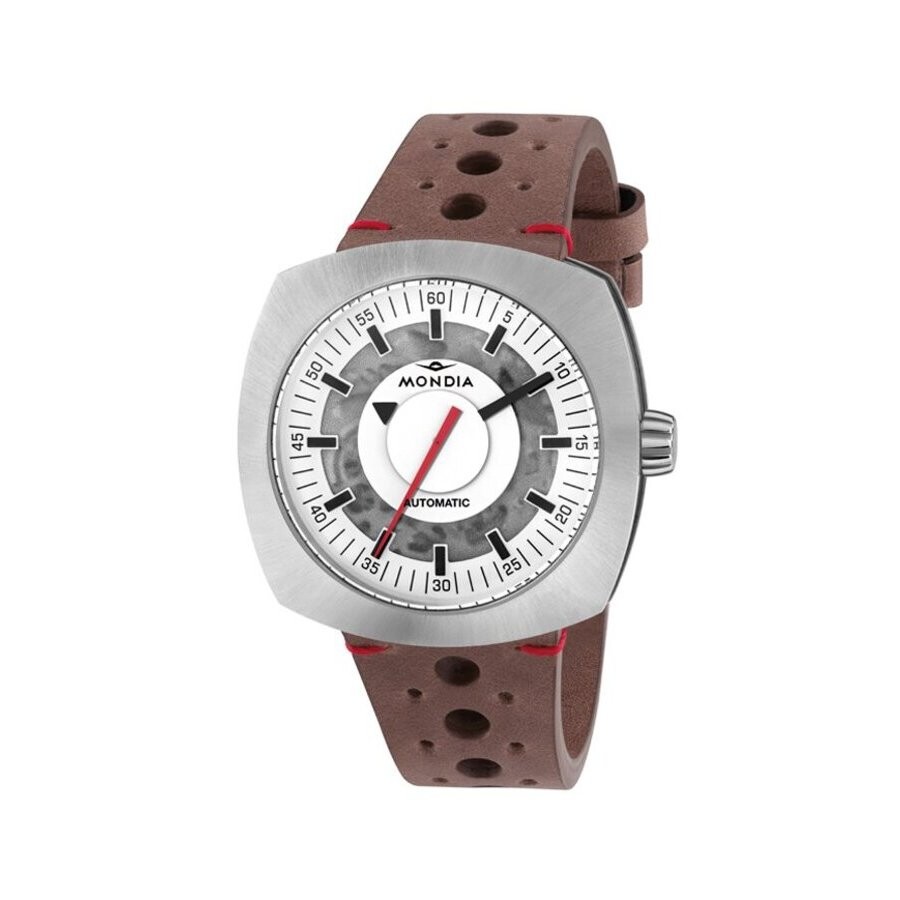 Mondia Parade Automatic White Dial Men's Watch MH-001-SS-WT-CP ...