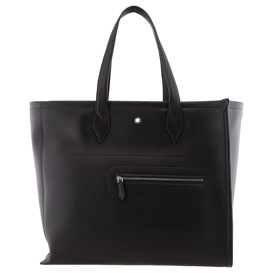 Montblanc Black Meisterstuck Selection Soft Leather Tote MB130045 ...