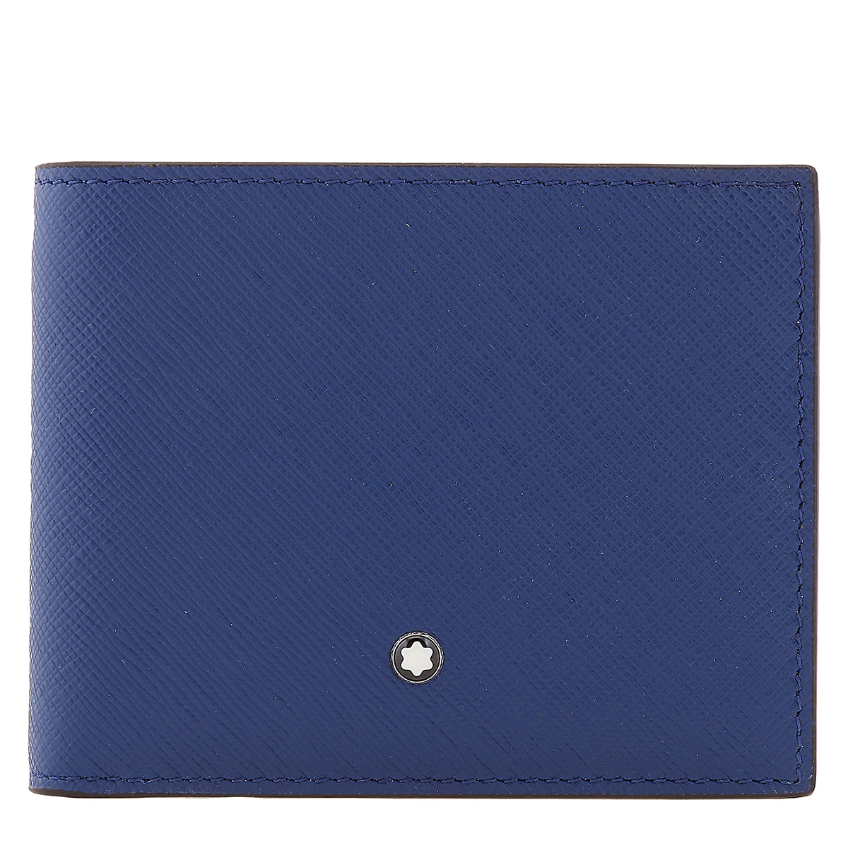 Montblanc Blue Leather Sartorial 6CC Wallet 130812 4062037106618 ...