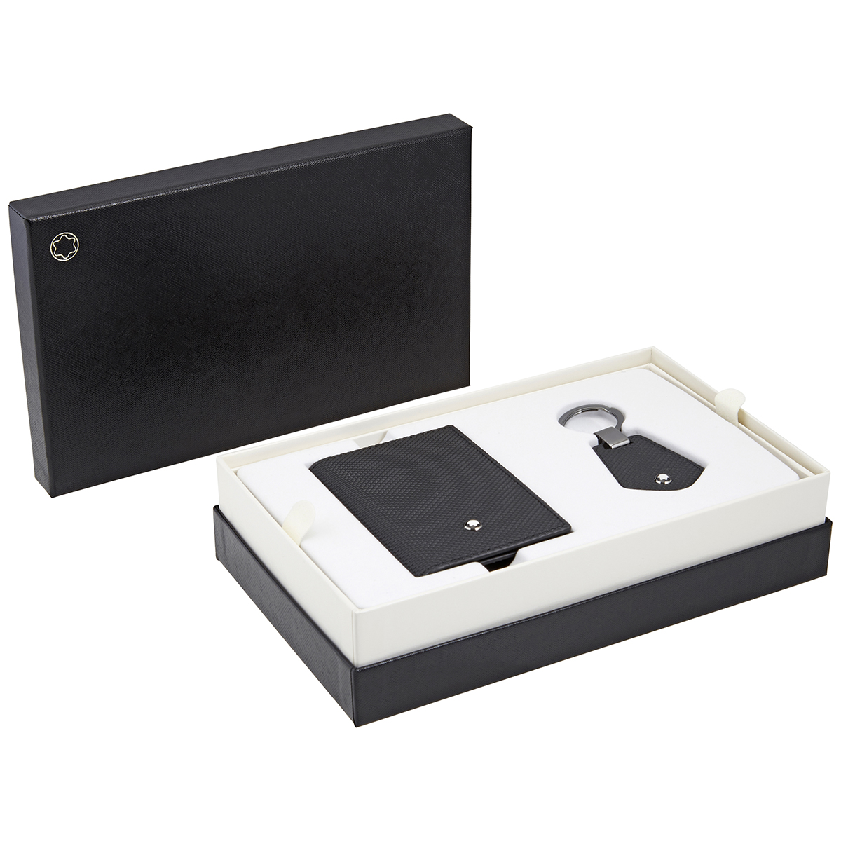 Montblanc Business Card Holder/Key Fob Set- Black Montblanc Handbags ...
