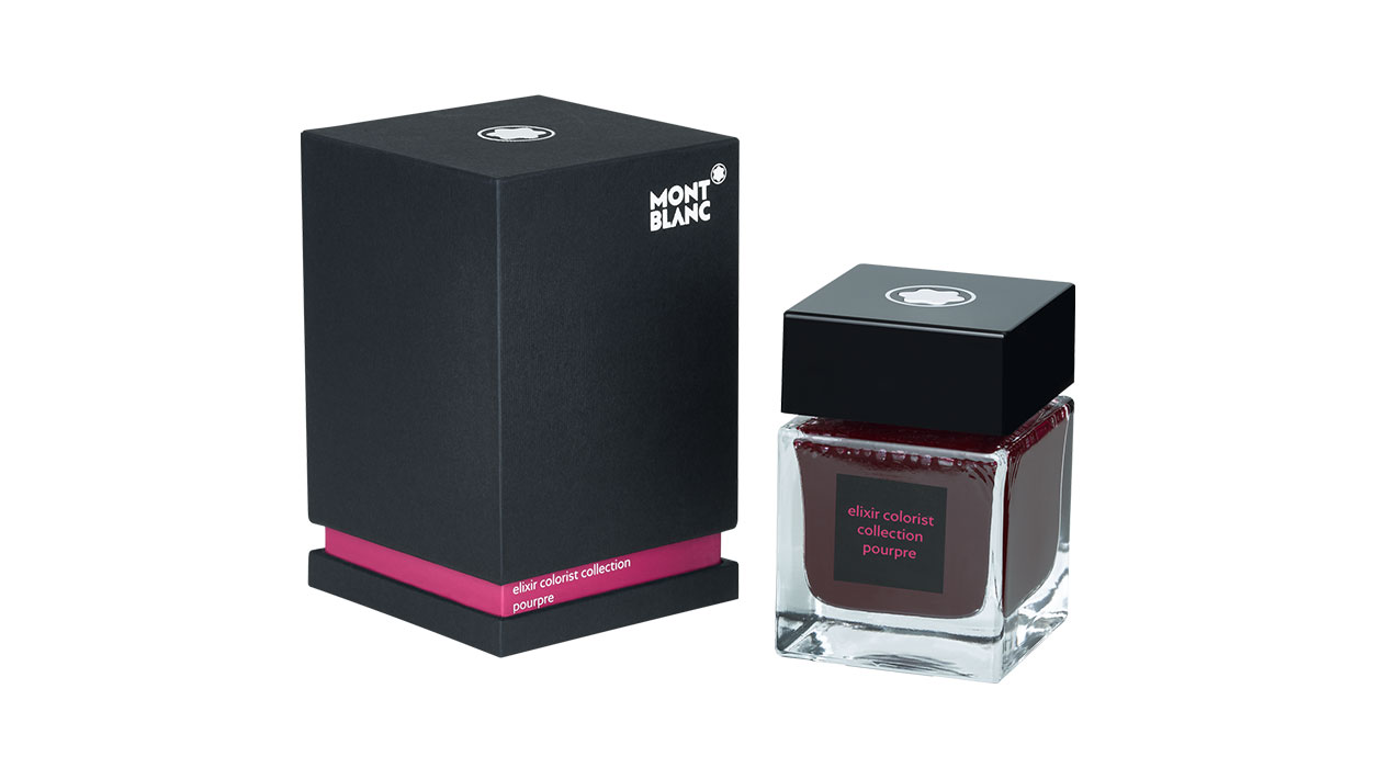 Montblanc Elixir Colorist Collection Pourpre Fountain Pen Ink Bottle 50 ...
