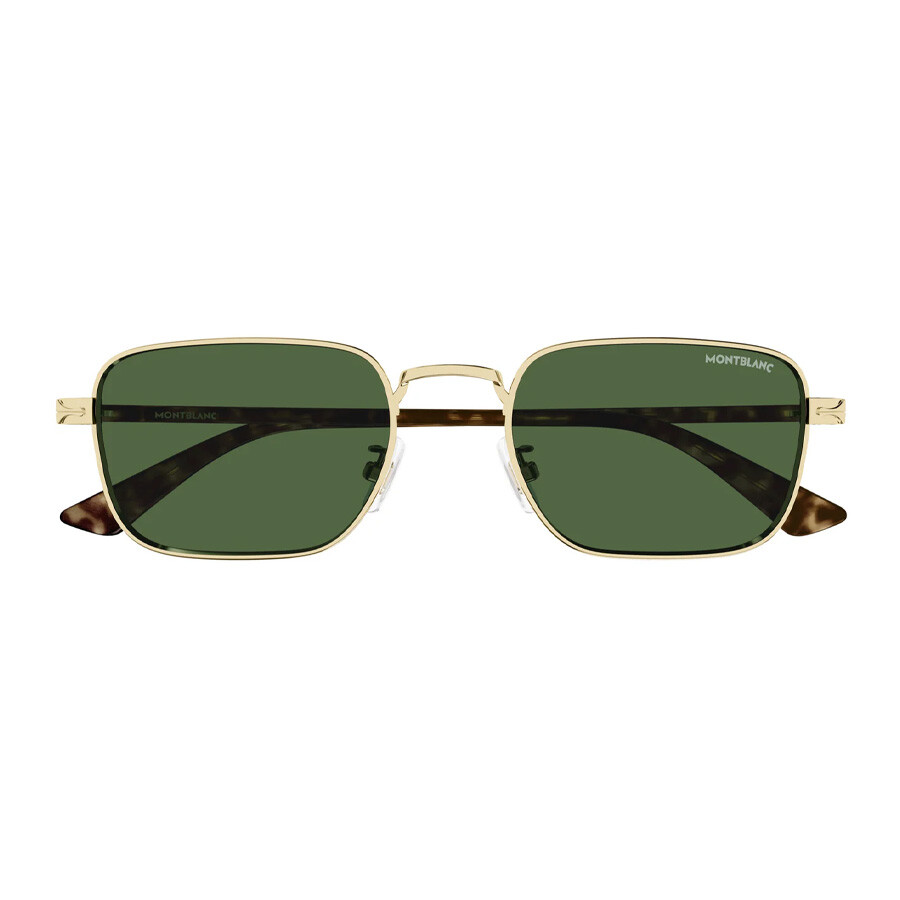 Montblanc Green Rectangular Men's Sunglasses MB0339S 002 53 889652477787 - Sunglasses - Jomashop