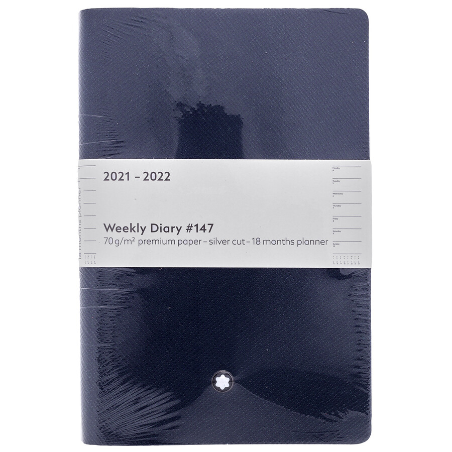 Montblanc Indigo Pocket Diary Calendar #148| Jomashop - Fado.vn