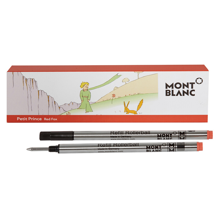 Montblanc Le Petit Prince and Fox Rollerball Pen Refills (M) 118128 ...