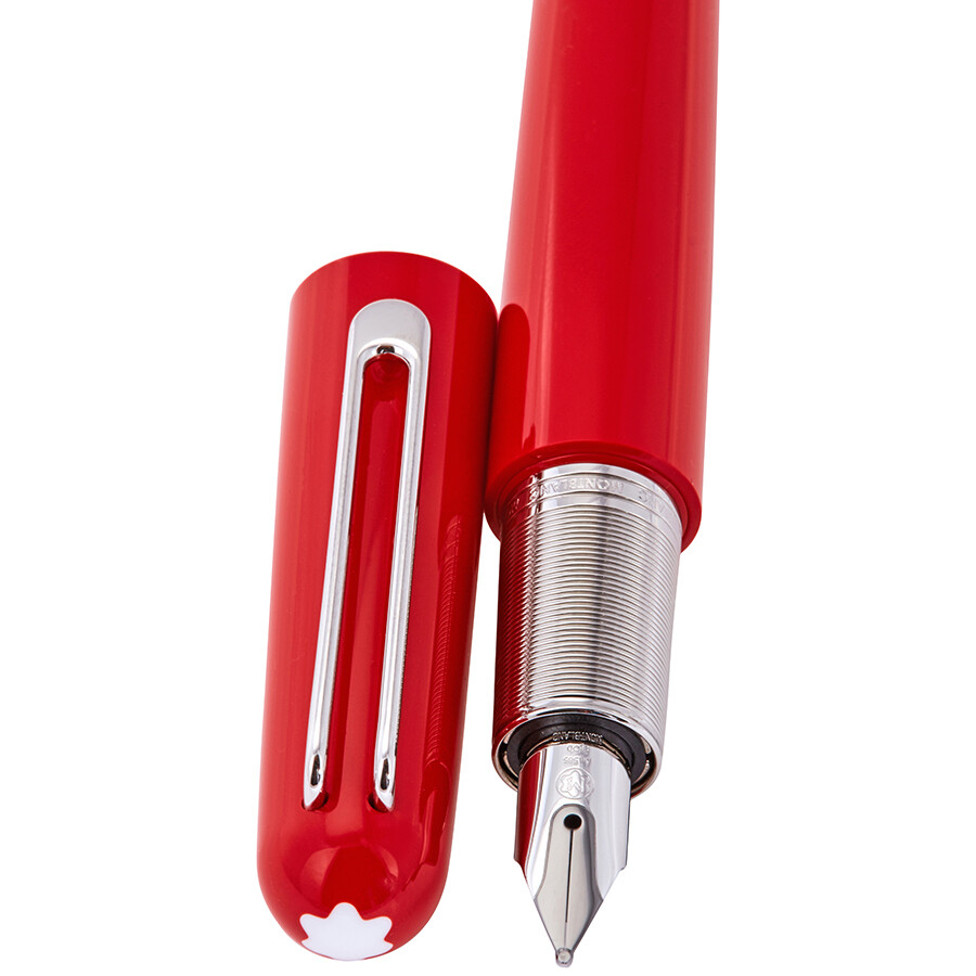 Montblanc M Red Fountain Pen - Jomashop