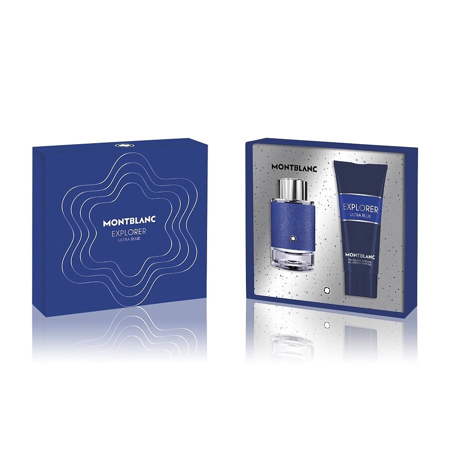 Montblanc Men's Explorer Ultra Blue Gift Set Fragrances 3386460132268 ...