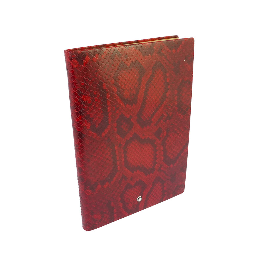 Montblanc Notebook 146 Python Print, Cayenne Red 119519 4017941935564 ...