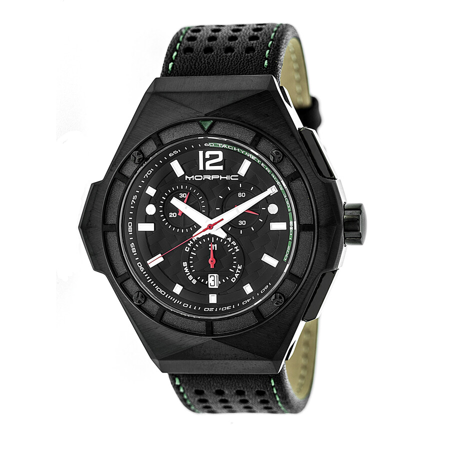 Morphic M45 Series Chronograph Black Dial Men's Watch 4506 847864142046 ...