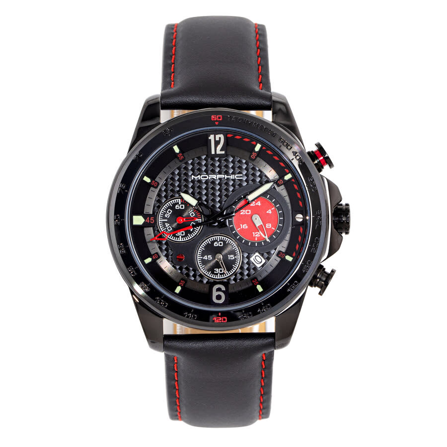 Morphic M88 Series Chronograph Quartz Black Dial Men's Watch MPH8806 ...