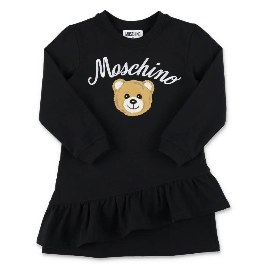 Moschino Kids Teddy Bear Ruffled Dress, Size 6Y HAV0C0-LDA55-60100 ...