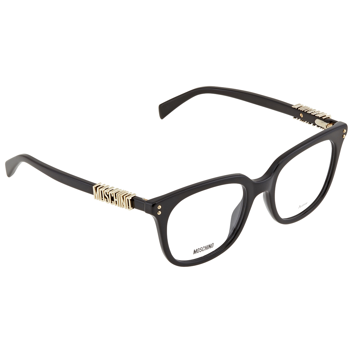 Moschino Ladies Black Square Eyeglass Frames MOS51308070050 ...