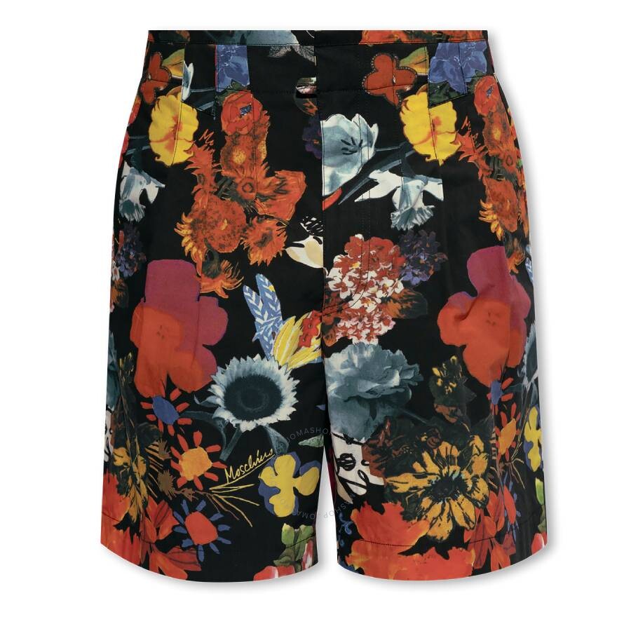 Moschino Men's Multicolor Floral Shorts, Brand Size 50 ( US Size 34 ...