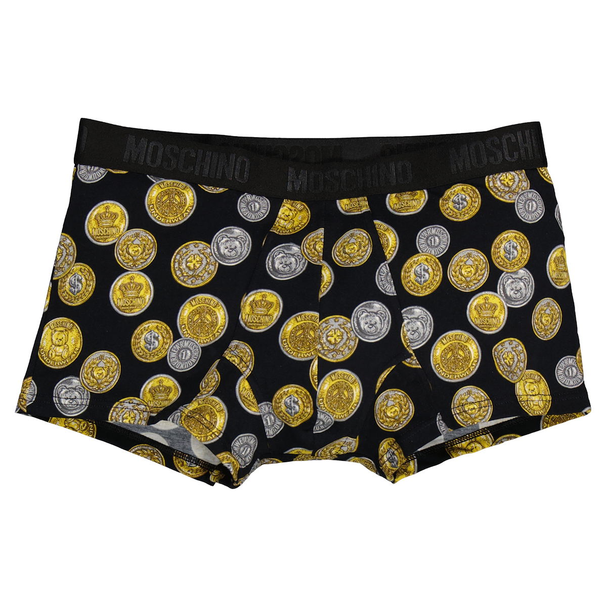 Moschino Men's Print-Black Boxer, Size XX-Large A4731-8105-1555 ...