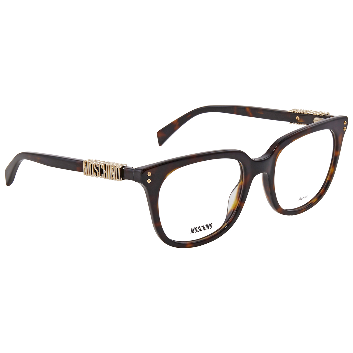 Moschino Men's Tortoise Square Eyeglass Frames MOS513 86 50 ...