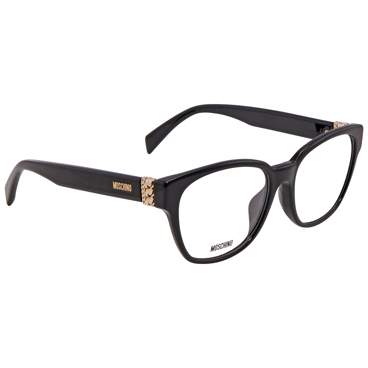 Moschino Unisex Black Rectangular Eyeglass Frames MOS524/F080753 ...