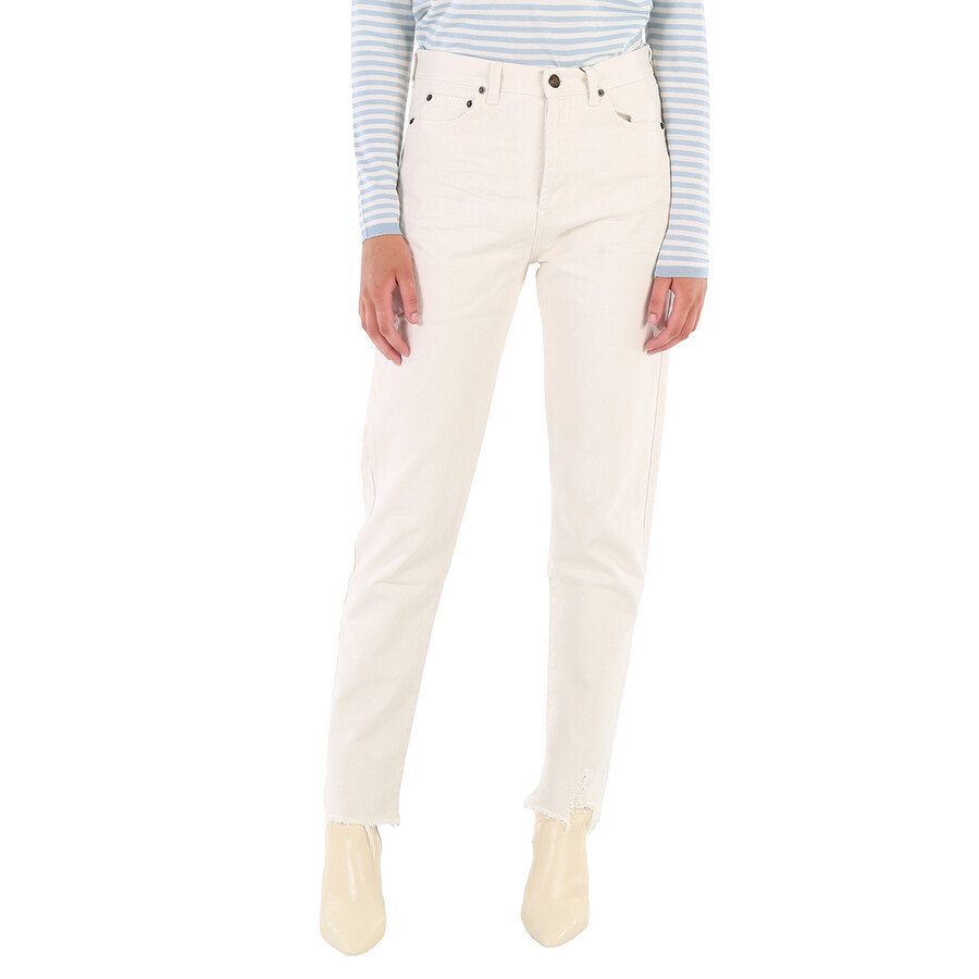 Moussy Ladies Glendele Skinny Jean White, Size 26 89662-White-26 - Clothing - Jomashop