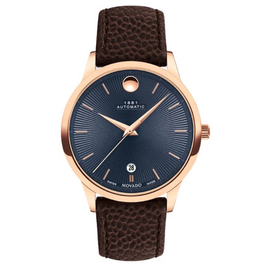 Movado 1881 Automatic Blue Dial Unisex Watch 0607617 - Watches, 1881 ...