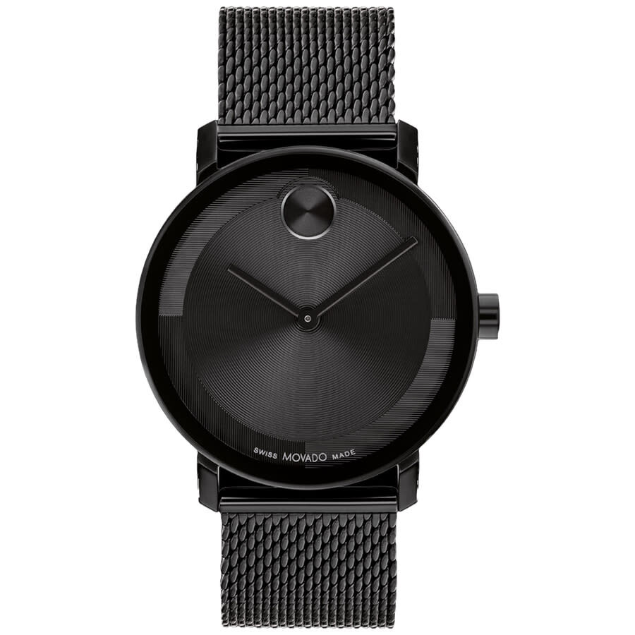 Movado Bold Quartz Black Dial Men's Watch 3601072 885997483827 ...