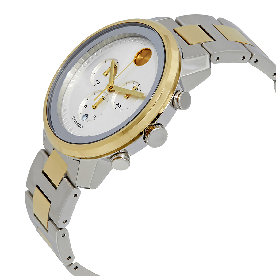 Movado Bold Chronograph Silver Dial Men's Watch 3600432 - Bold - Movado ...