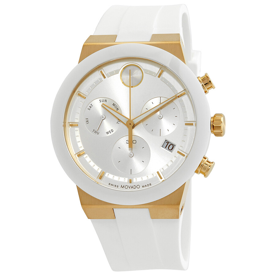 Movado BOLD Fusion Chronograph Quartz White Dial Men's Watch 3600893 ...