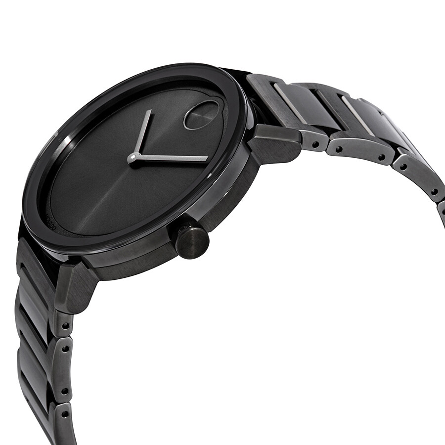 Movado Bold Gunmetal Dial Gunmetal Ion-plated Men's Watch 3600509 ...