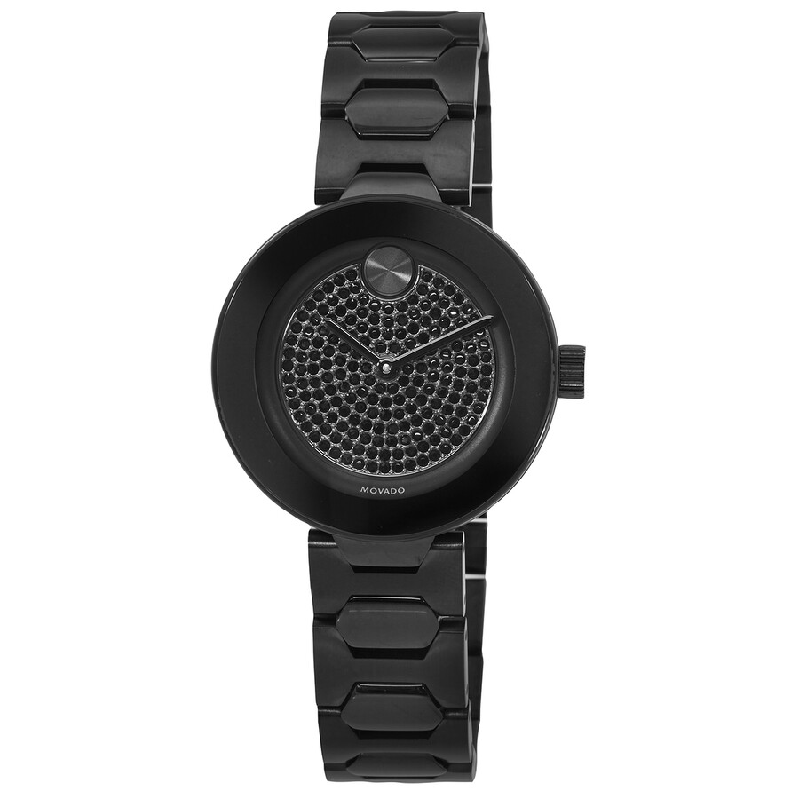 Movado Bold Quartz Black Dial Ladies Watch 3600576 - Watches, Bold ...