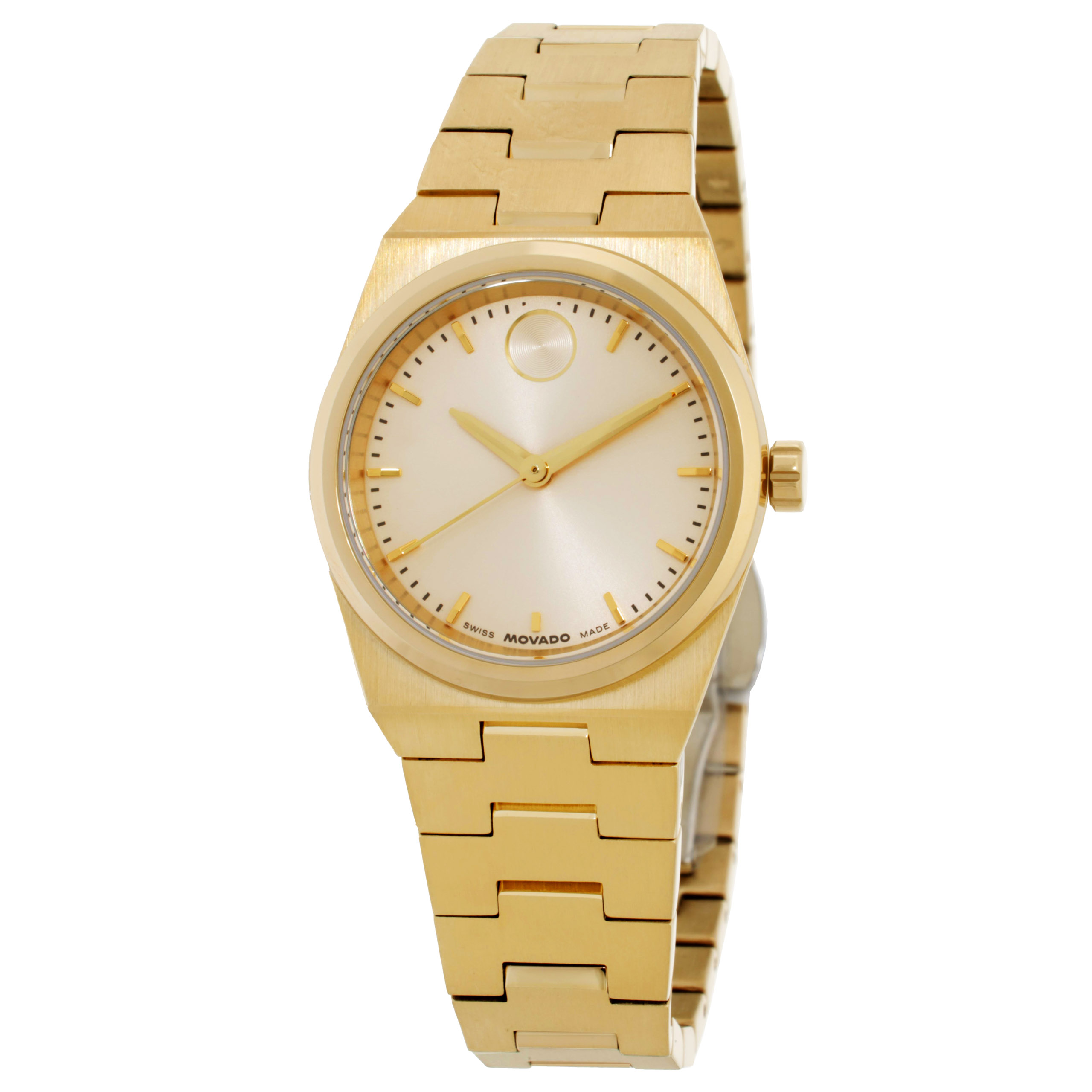 Movado Bold Quest Mini Quartz White Dial Ladies Watch 3601294 ...