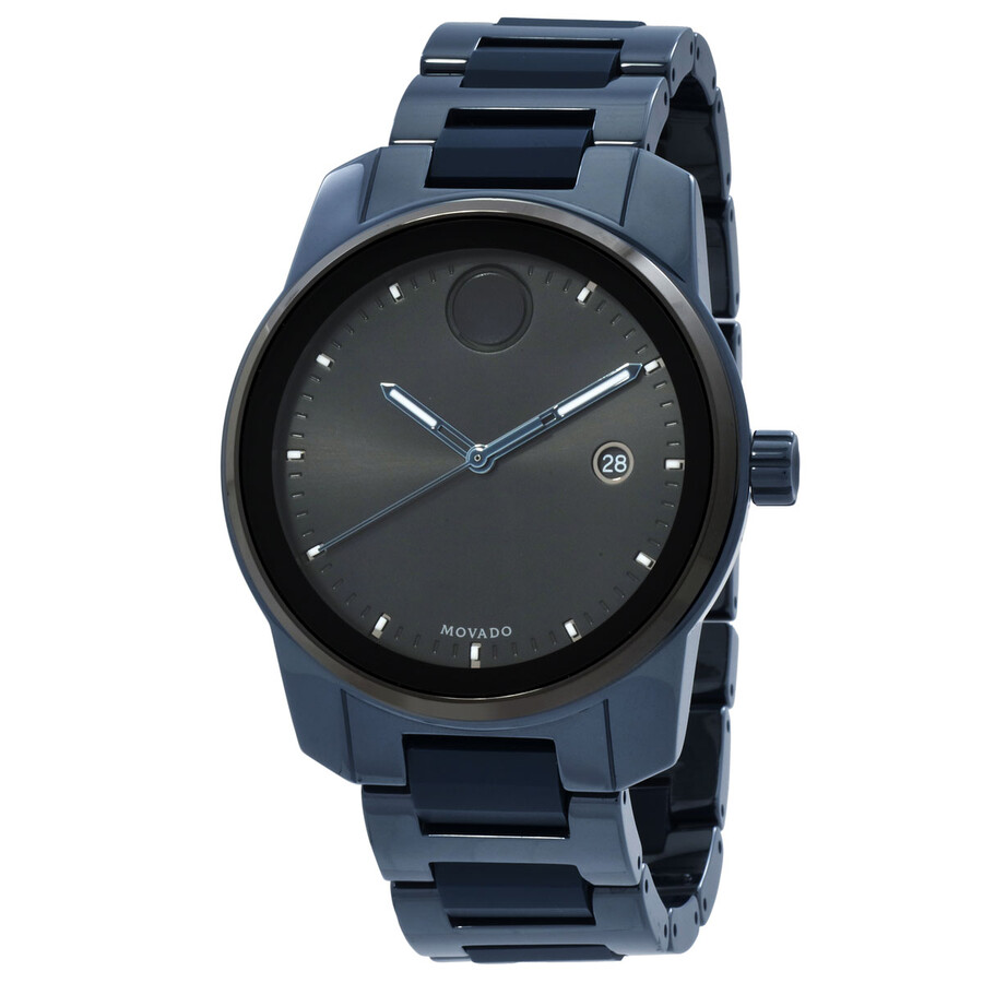 Movado Bold Verso Quartz Black Dial Men's Watch 3600728 - Watches, Bold ...