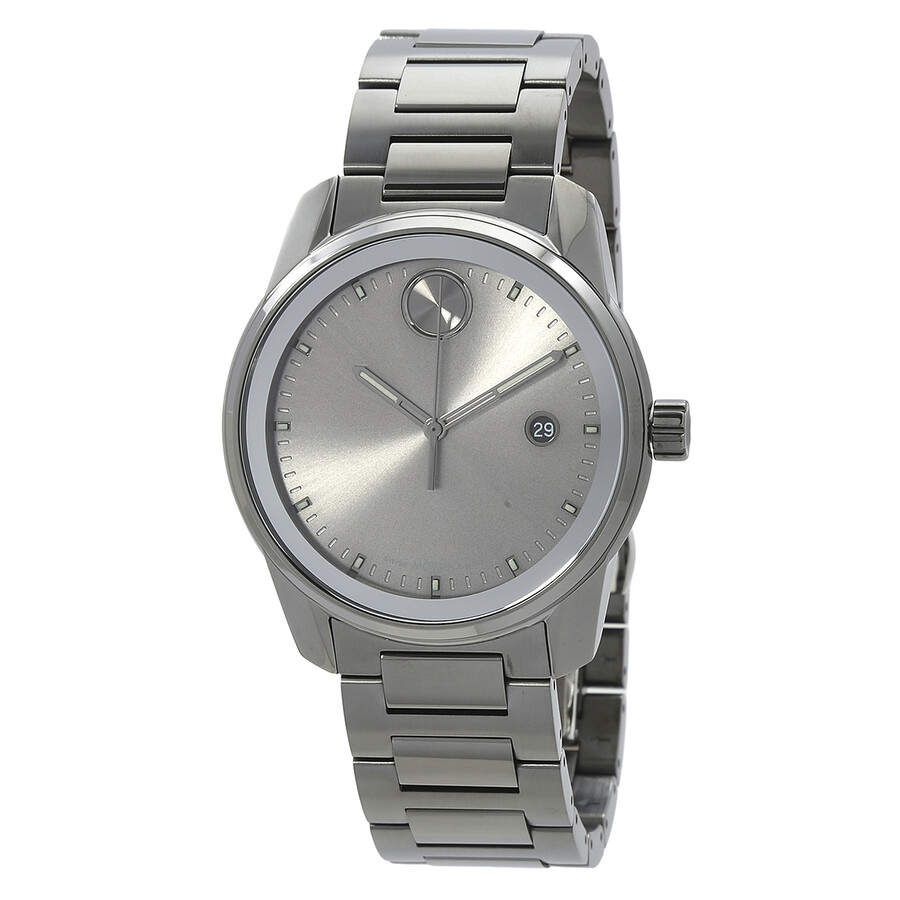 Movado Bold Verso Quartz Gunmetal Dial Men's Watch 3600860 - Watches ...