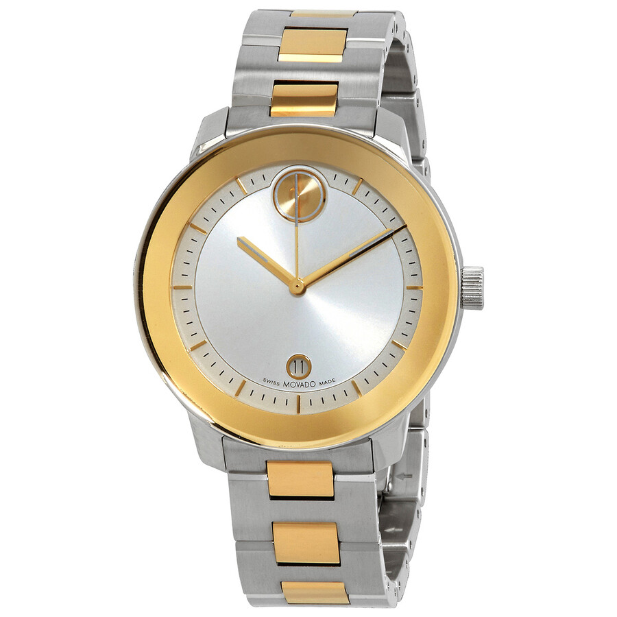 Movado Bold Verso Quartz Silver Dial Ladies Watch 3600870 885997456197 ...