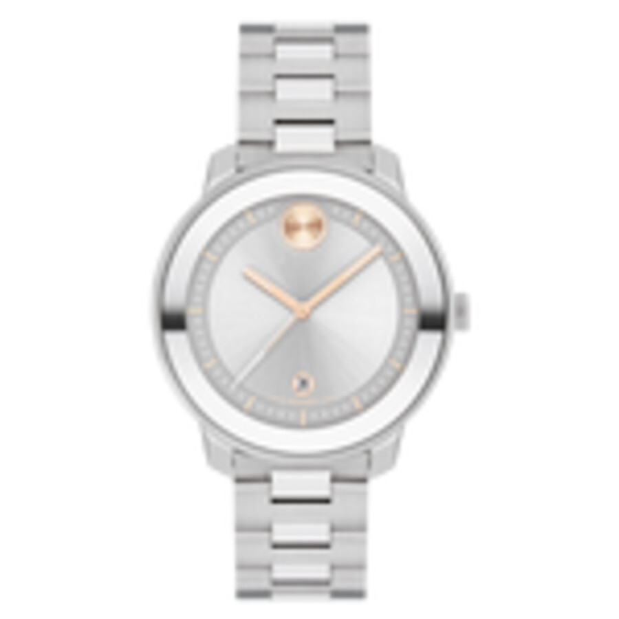 Movado Bold Verso Quartz Silver Dial Unisex Watch 3600869 885997456180 ...