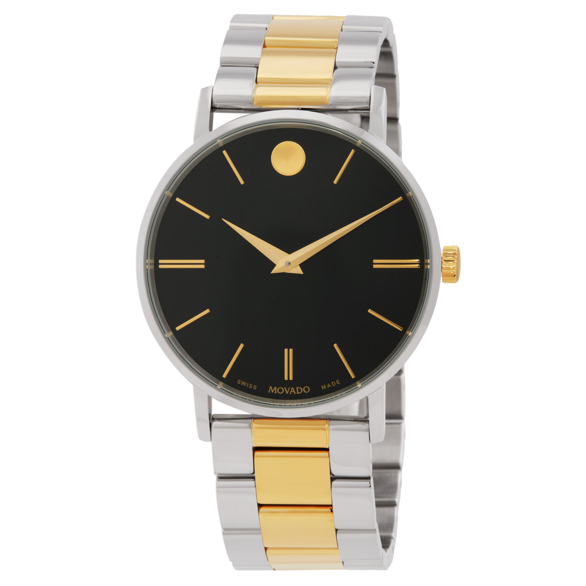 Movado Classic Museum Quartz Black Dial Watch 607986 0607986 - Watches ...