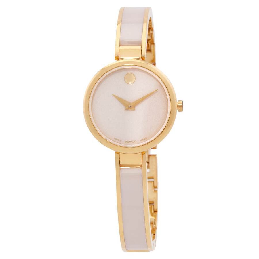 Movado Moda Quartz Pink Dial Ladies Watch 0607867 - Movado, Moda - Jomashop