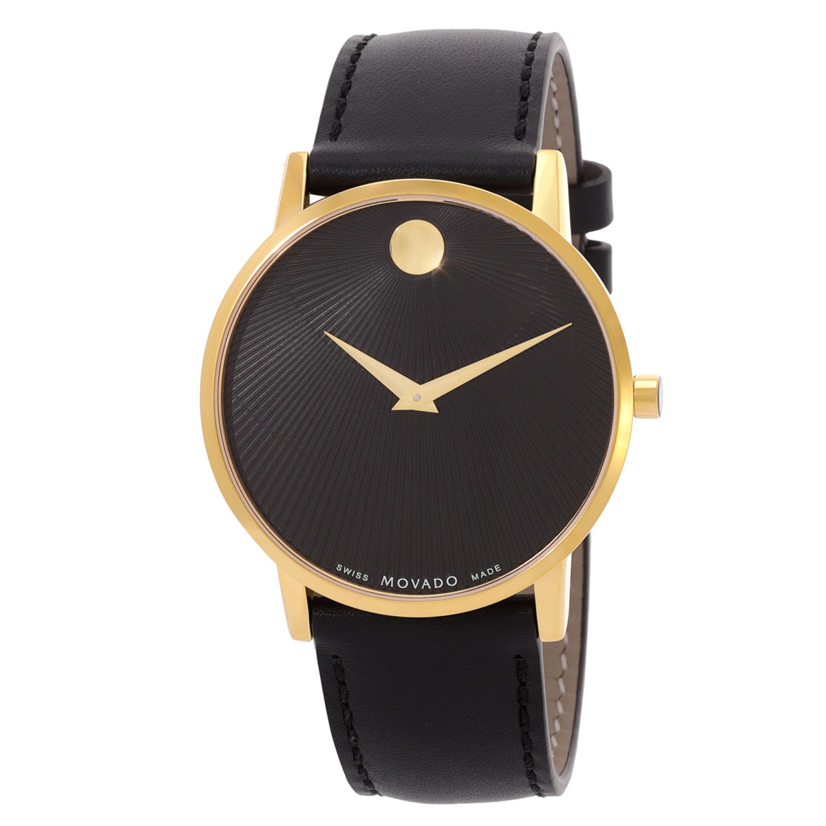 Movado Museum Classic Quartz Black Dial Men's Watch 607799 0607799 ...