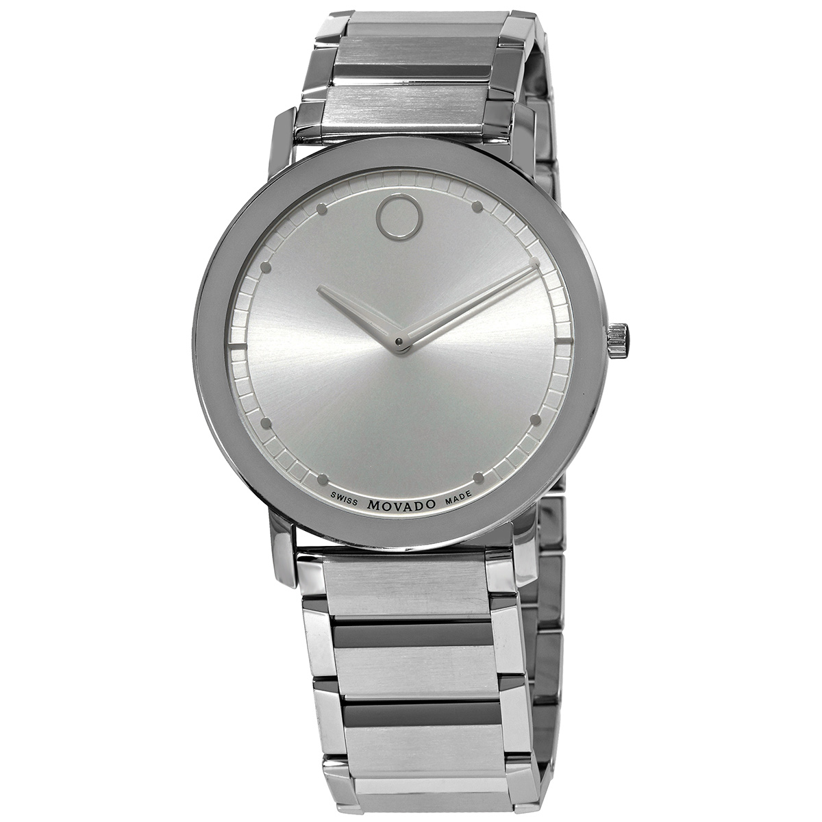 Movado Sapphire Quartz Silver Dial Men's Watch 0607407 - Watches ...