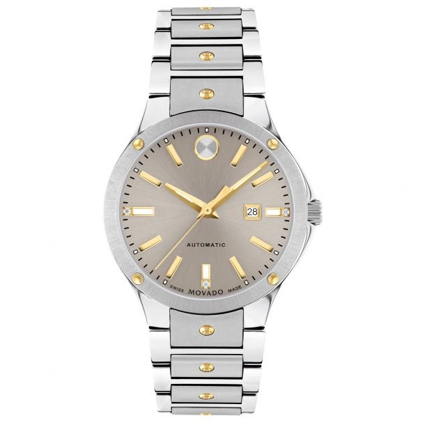 Movado SE Automatic Grey Dial Ladies Watch 0607681 - Watches, Se - Jomashop